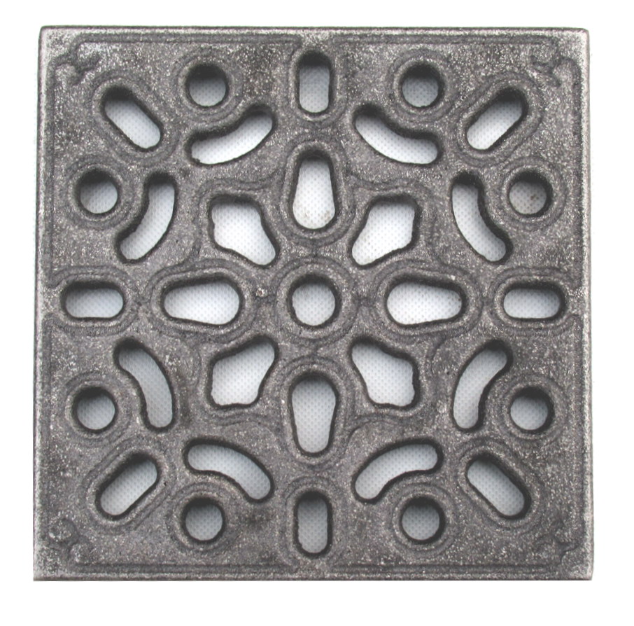 Griglie aerazione floreale in ghisa.