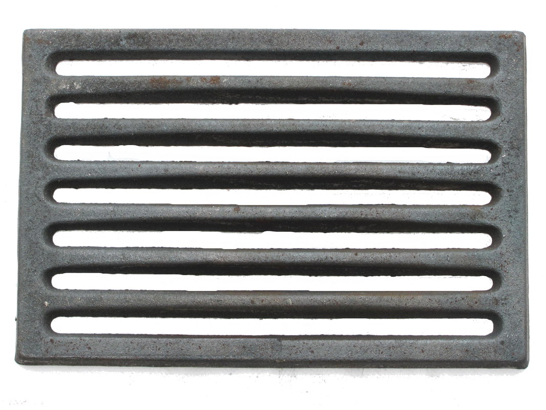 Griglia ghisa focolare ceneriera e stufa a legna cm 16x24. GRICAM240X160